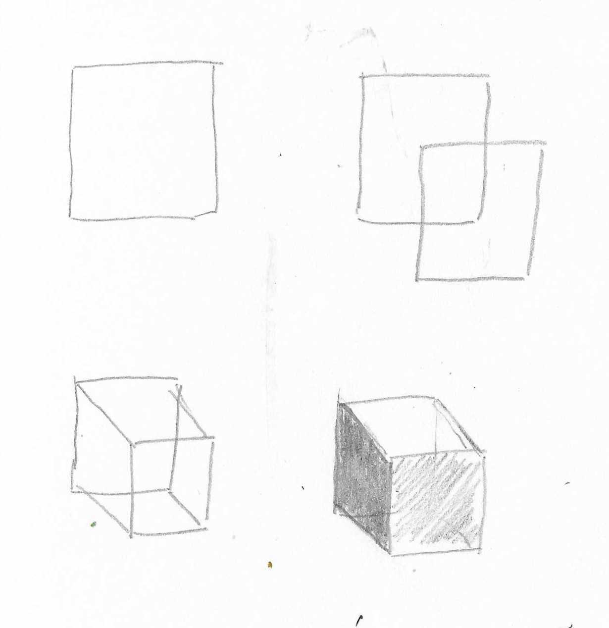 How to Draw a Cube – Part 1 – Artistcoveries
